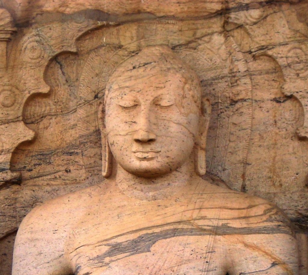Seated Buddha: Gal Vihara, Polonnaruwa – BuddhaRupa